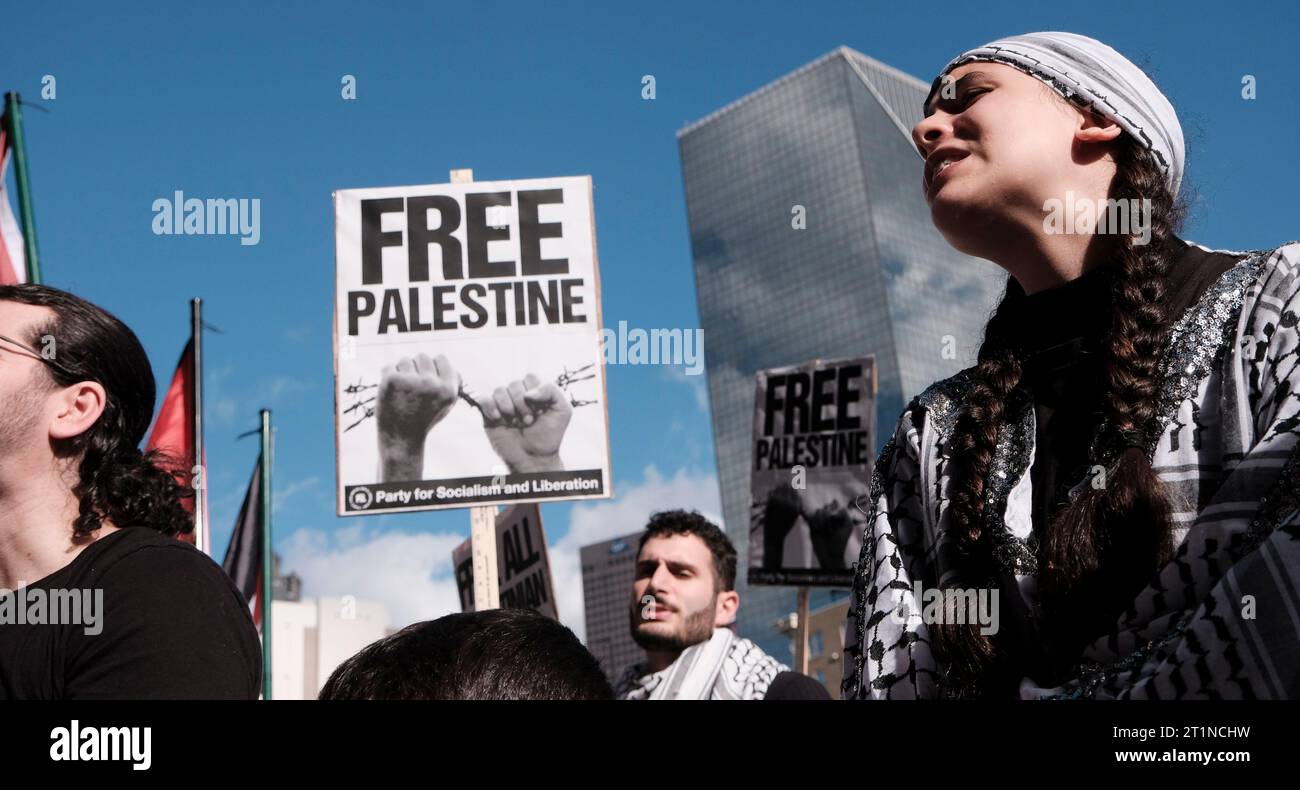 Atlanta, Georgia, USA. 14th Oct, 2023. After recent escalations in the ...