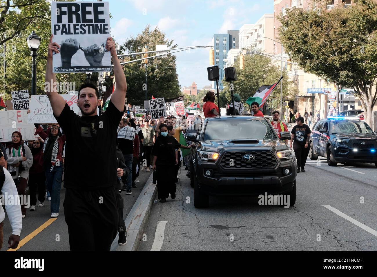 Atlanta, Georgia, USA. 14th Oct, 2023. After recent escalations in the ...