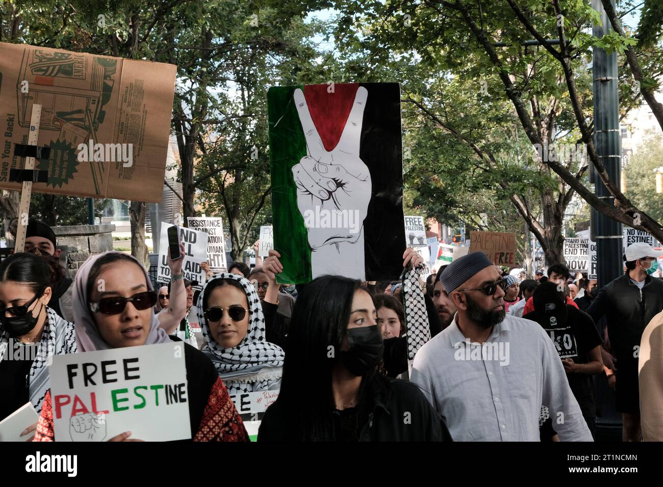Atlanta, Georgia, USA. 14th Oct, 2023. After recent escalations in the ...