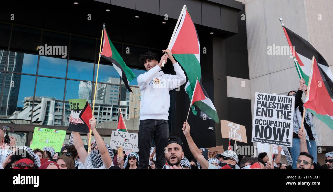 Atlanta, Georgia, USA. 14th Oct, 2023. After recent escalations in the ...