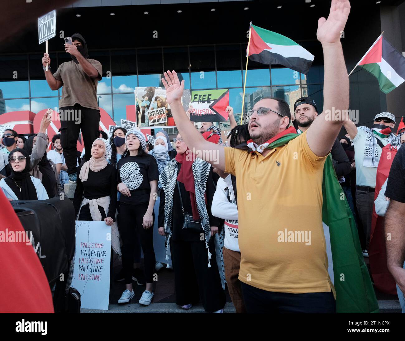 Atlanta, Georgia, USA. 14th Oct, 2023. After recent escalations in the ...