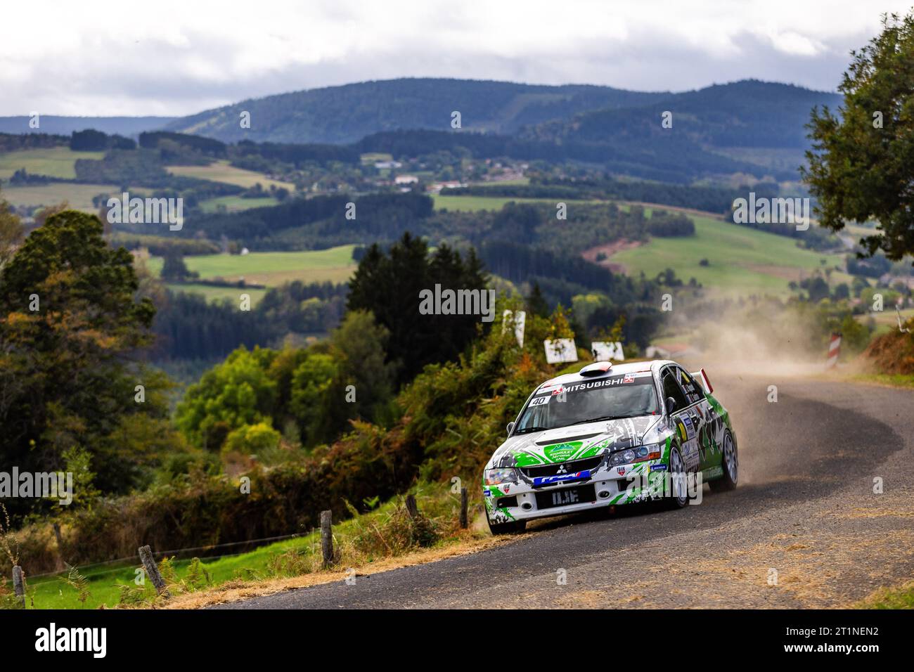 Ambert, France. 14th Oct, 2023. 40 RIGOULET Jerome, GAUTRON Camille ...