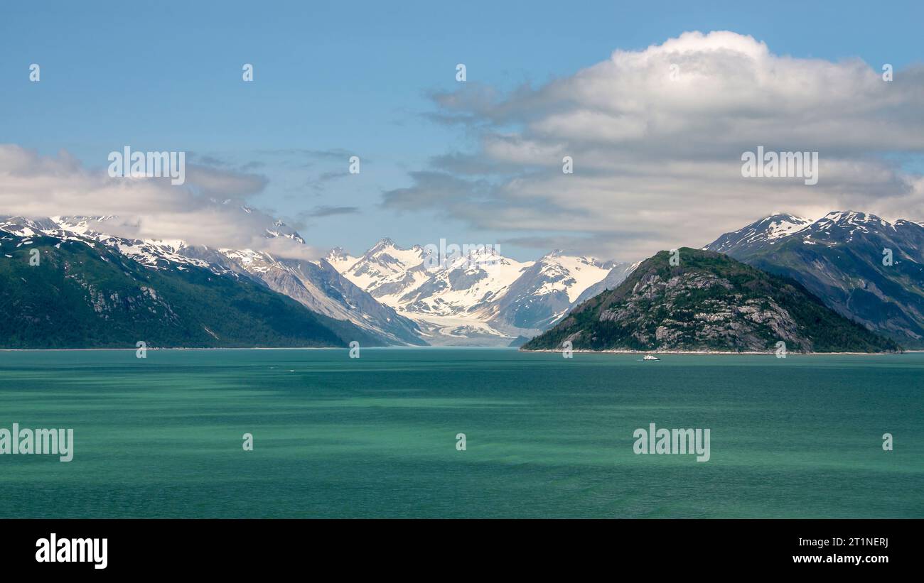 Beautiful Alaska coast landscape, near Sea Port of Atika, ALASKA taken ...