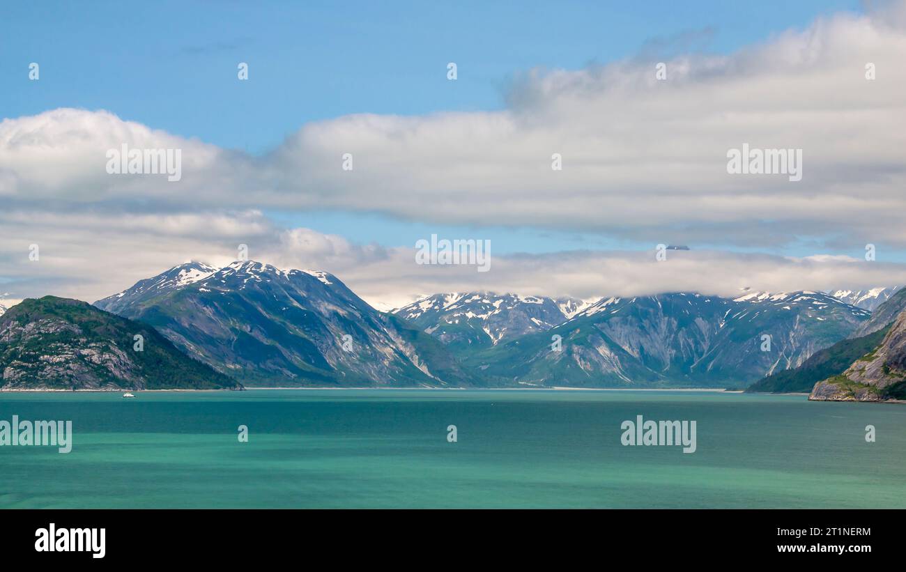Beautiful Alaska coast landscape, near Sea Port of Atika, ALASKA taken ...