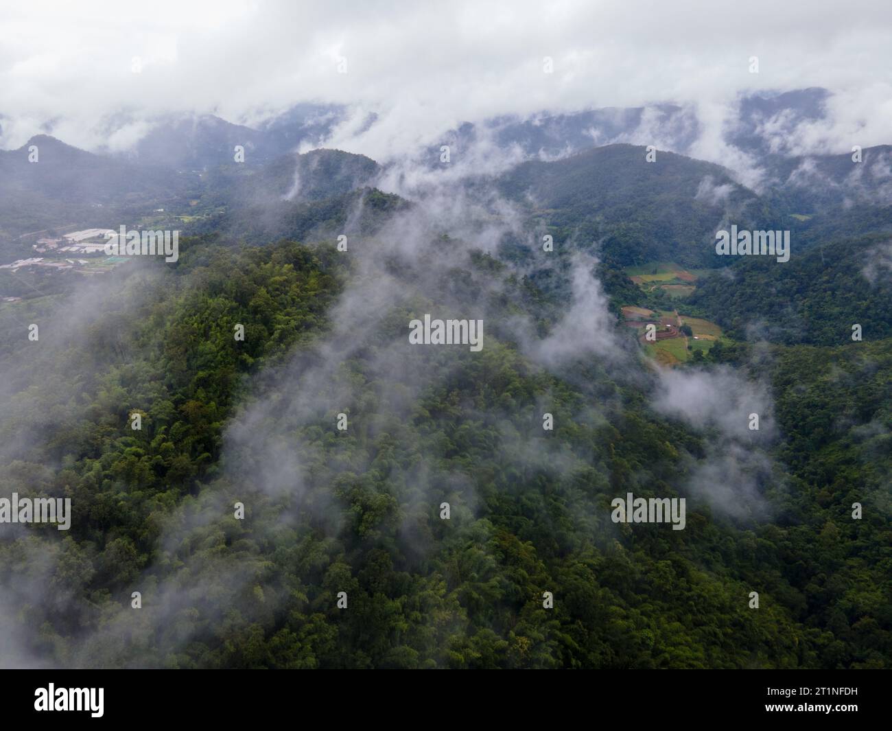 Samoeng Forest Park, a spectacular views of the forest and mountains ...