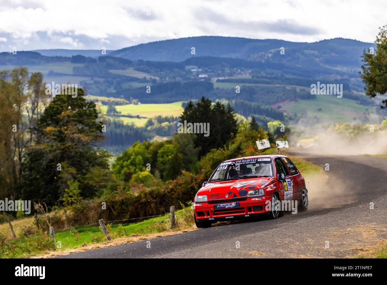 Ambert, France. 14th Oct, 2023. 137 MORAND Aurelien, MANDON Olivier ...