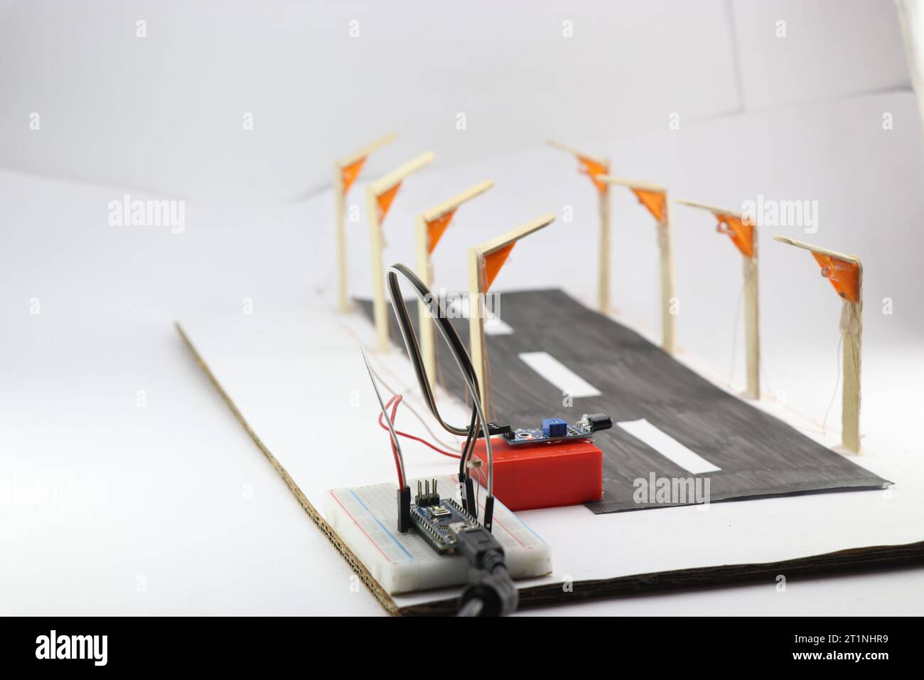 Smart street light science project working model used for teaching the ...