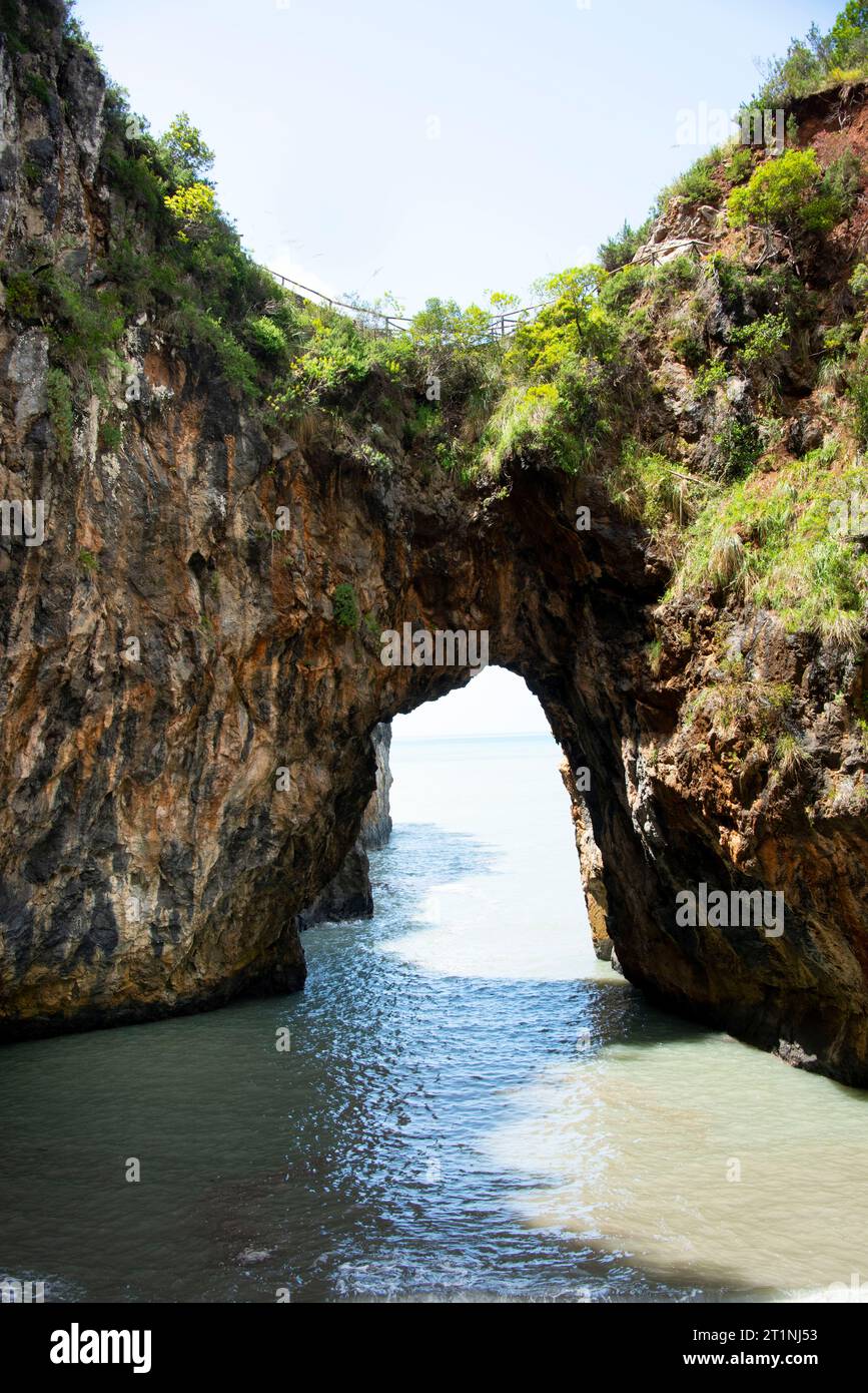Saraceno Great Arch Cave - Italy Stock Photo - Alamy
