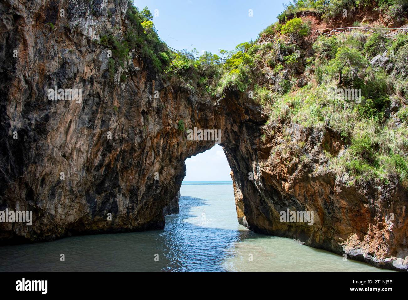 Saraceno Great Arch Cave - Italy Stock Photo - Alamy