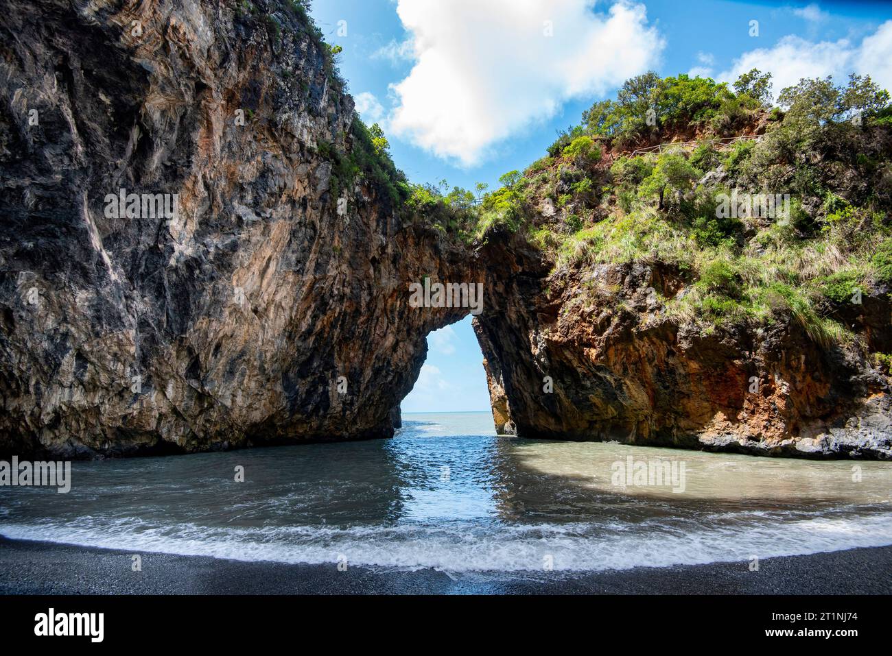 Saraceno Great Arch Cave - Italy Stock Photo - Alamy