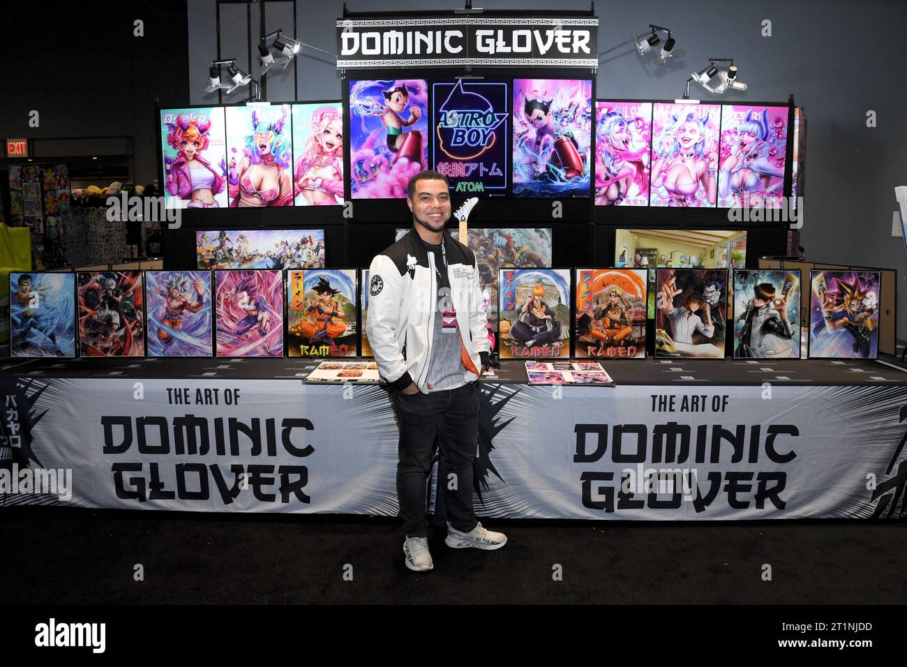 New York, USA. 14th Oct, 2023. Artist Dominic Glover is seen at New ...