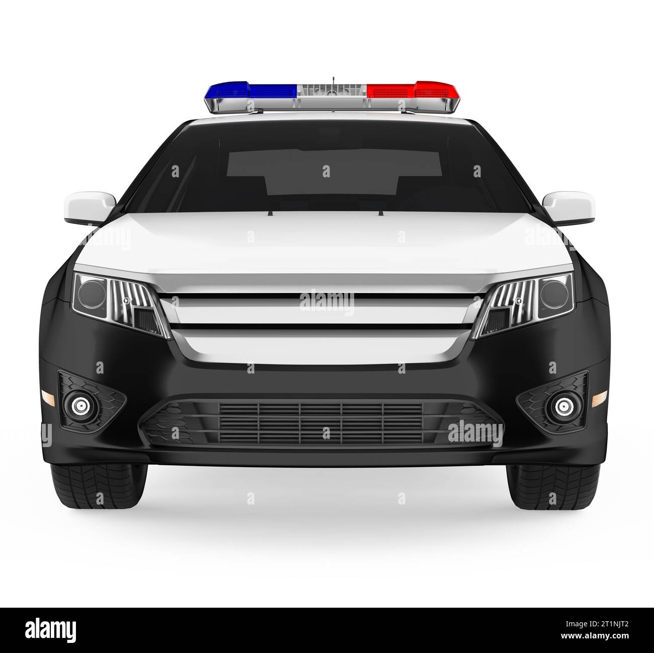 Police Car Isolated Stock Photo - Alamy