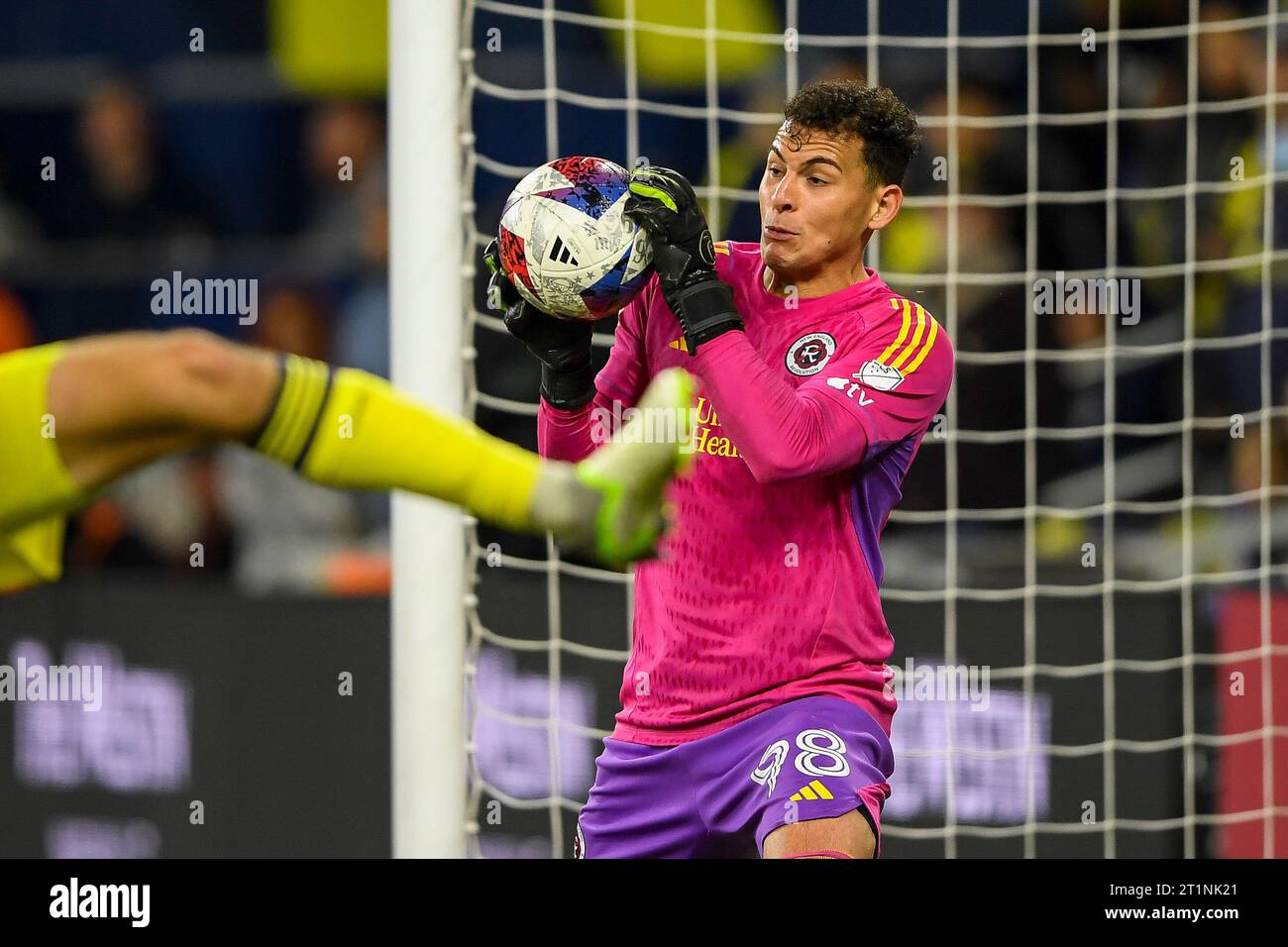 October 14, 2023: New England Revolution goalkeeper Jacob Jackson (98 ...