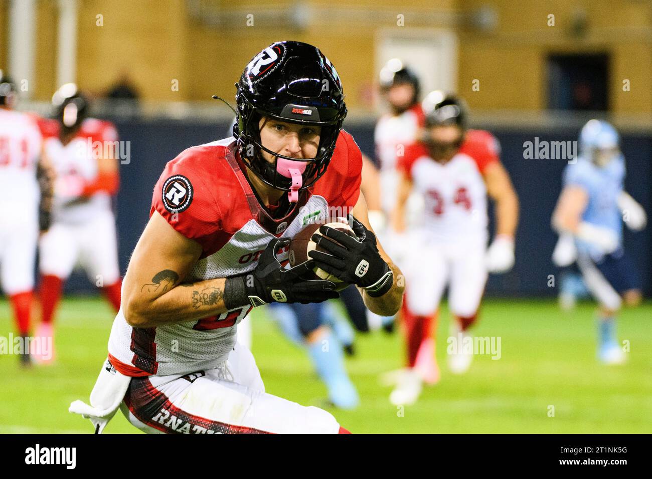 Toronto, Canada. 14th Oct, 2023. Ottawa Redblacks wide receiver Jaelon ...