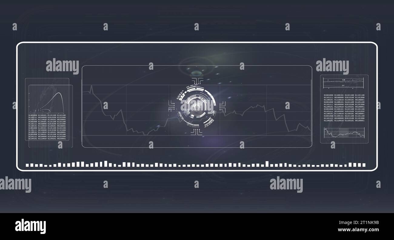 Sci-Fi Surveillance Monitor: Real-time tracking in a futuristic ...