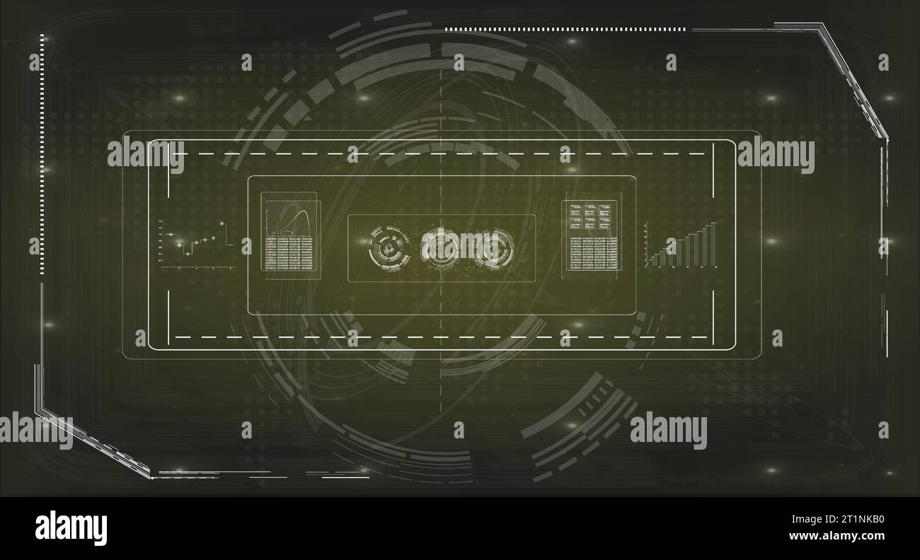 High-Tech Radar Monitoring System Stock Vector Image & Art - Alamy