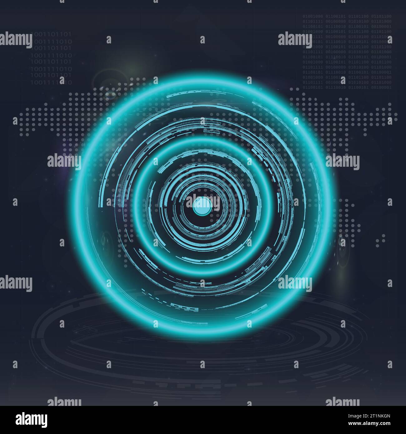 Digital Circle Graphics Stock Vector Image & Art - Alamy