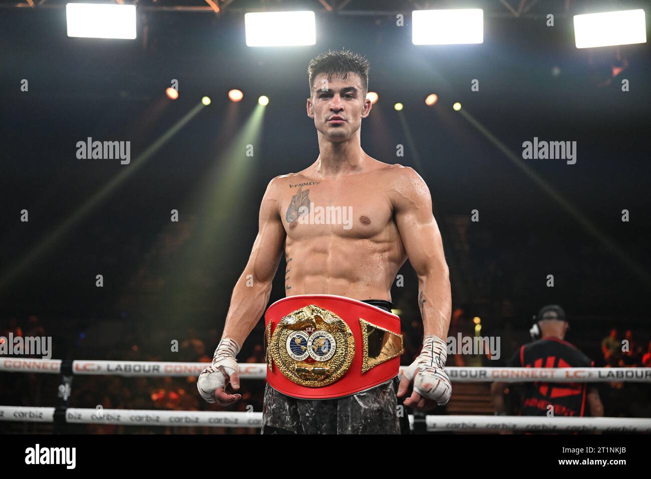 Gold Coast, Australia. 15th Oct, 2023. Jackson England of Australia ...