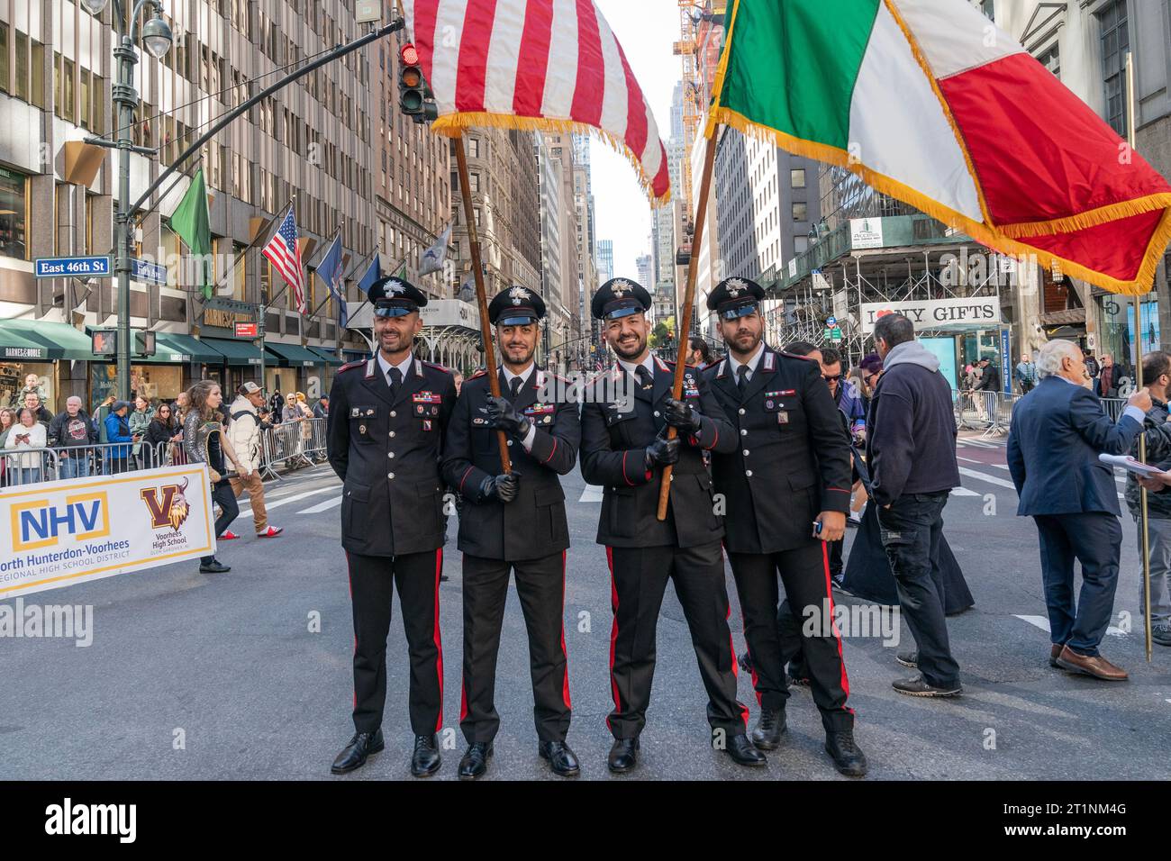 Italian carabinieri attend 2023 Annual Columbus Day parade on 5th ...