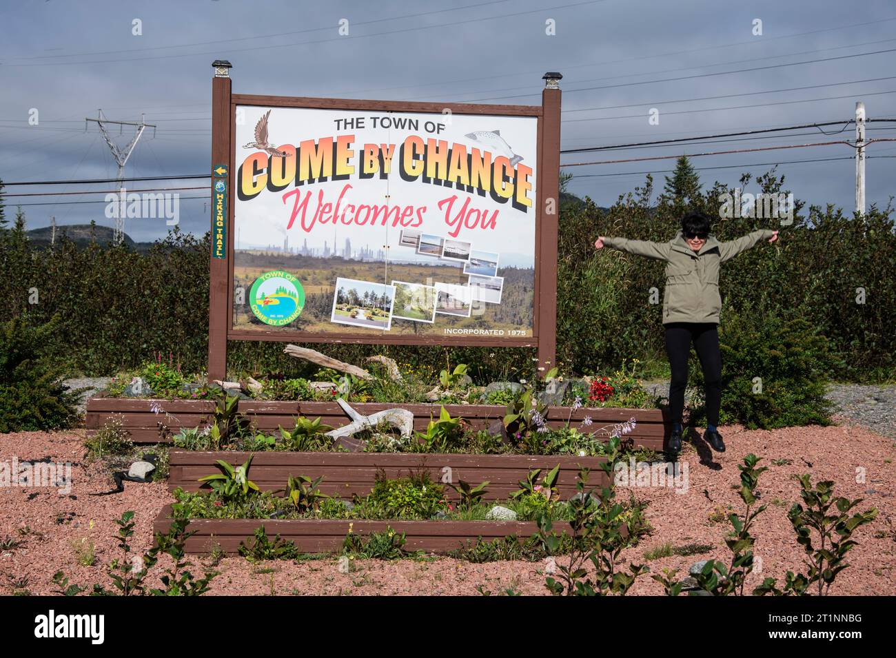 Welcome to the town of Come By Chance sign in Newfoundland & Labrador ...
