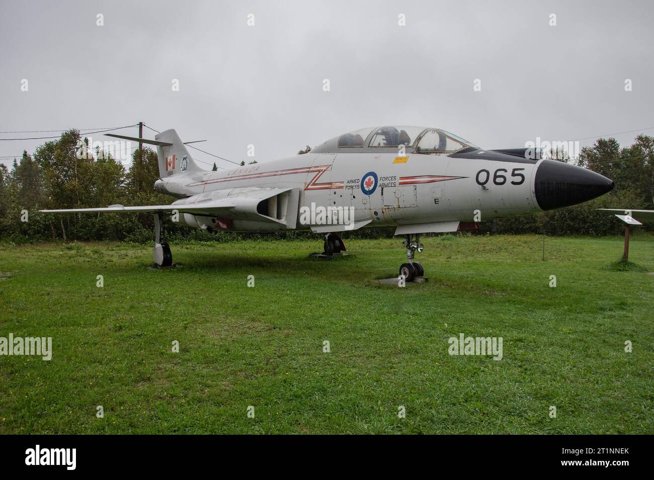 CF-101 Voodoo fighter bomber at the North Atlantic Aviation Museum in ...