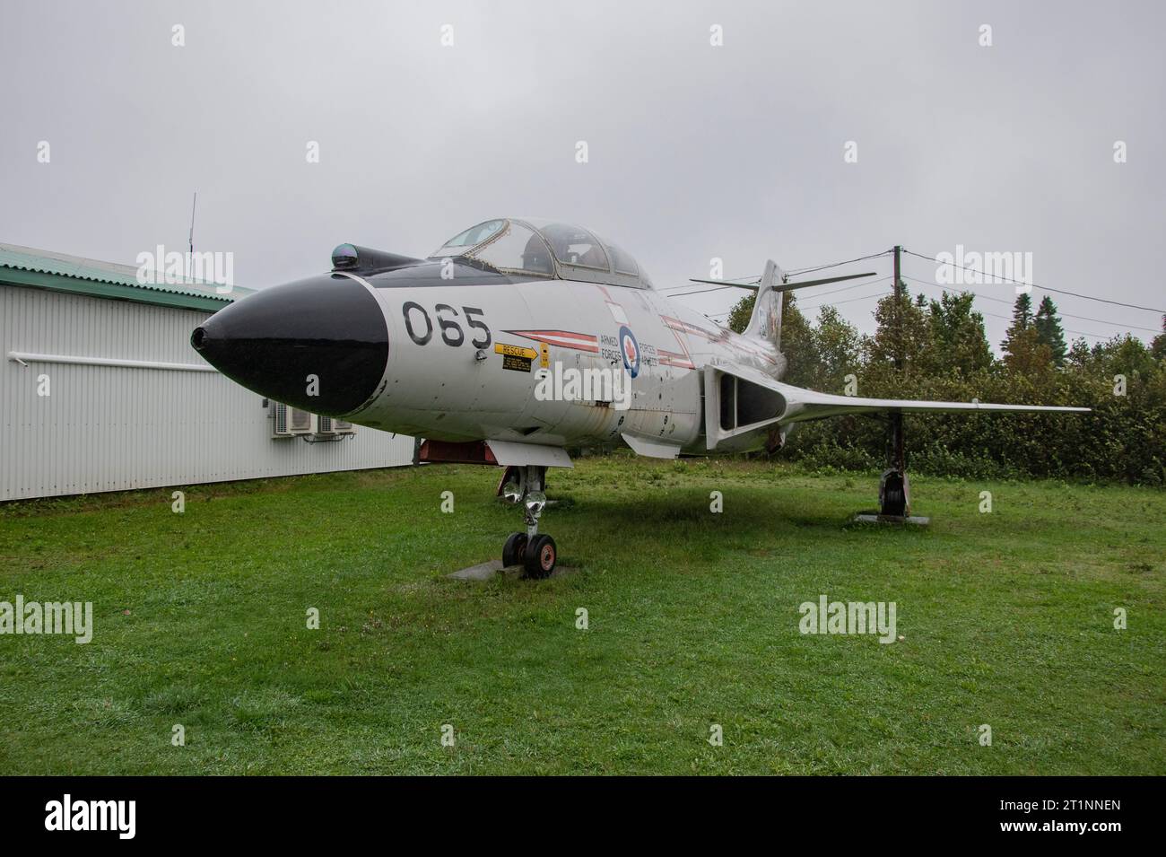 CF-101 Voodoo fighter bomber at the North Atlantic Aviation Museum in ...