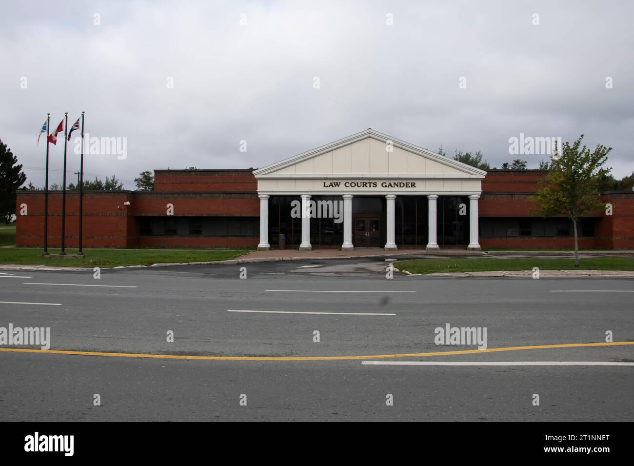 Courthouse in Gander, Newfoundland & Labrador, Canada Stock Photo - Alamy