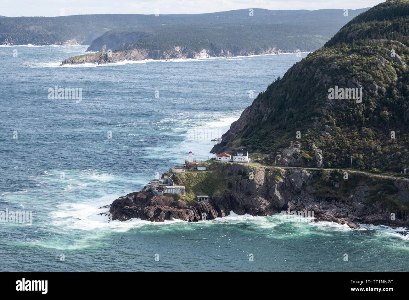 View of Fort Amherst from Signal Hill National Historic Site in St ...