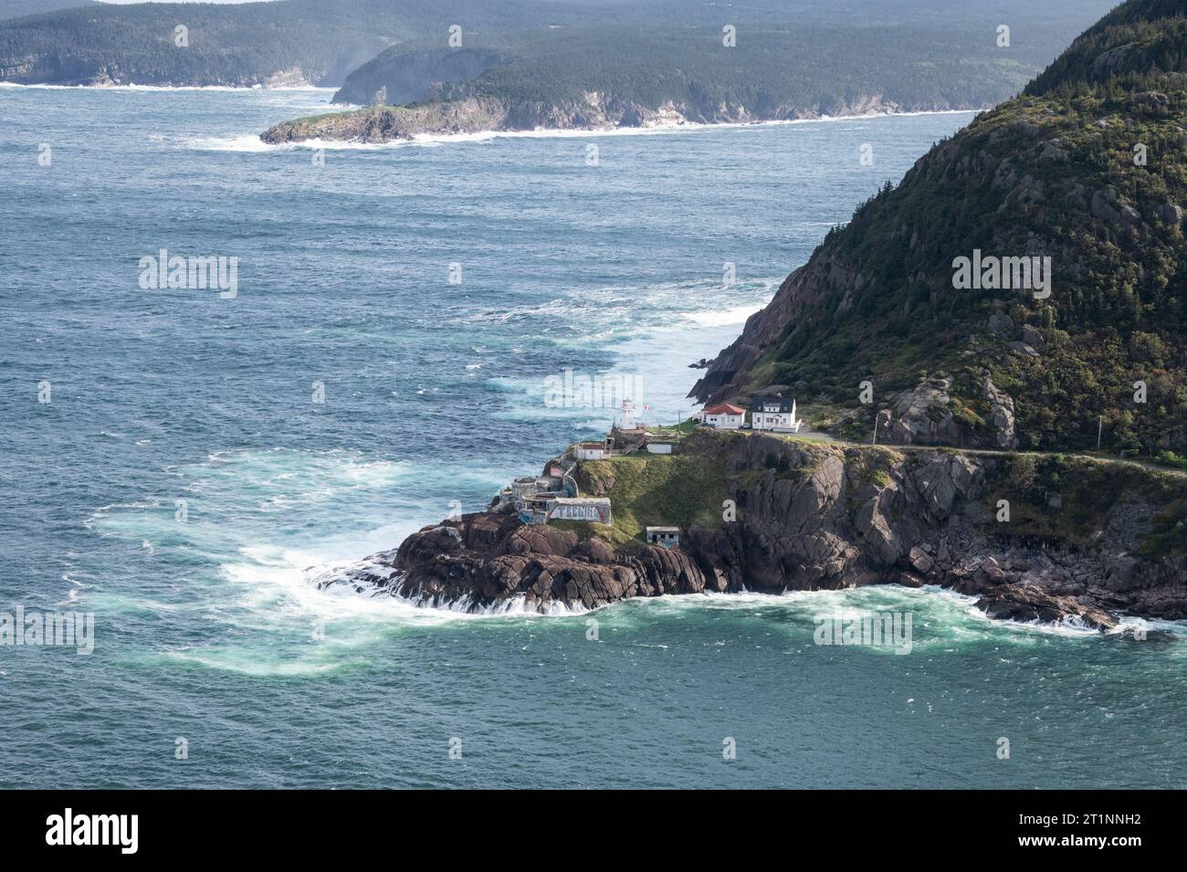 View of Fort Amherst from Signal Hill National Historic Site in St ...