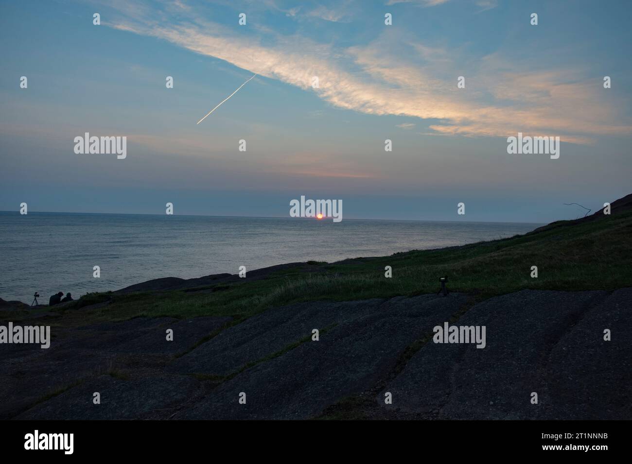 Sunrise at Cape Spear National Historic Site in St. John's ...