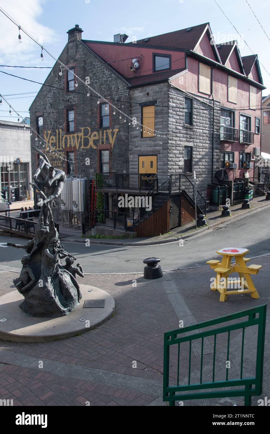 George Street in St. John's, Newfoundland & Labrador, Canada Stock ...