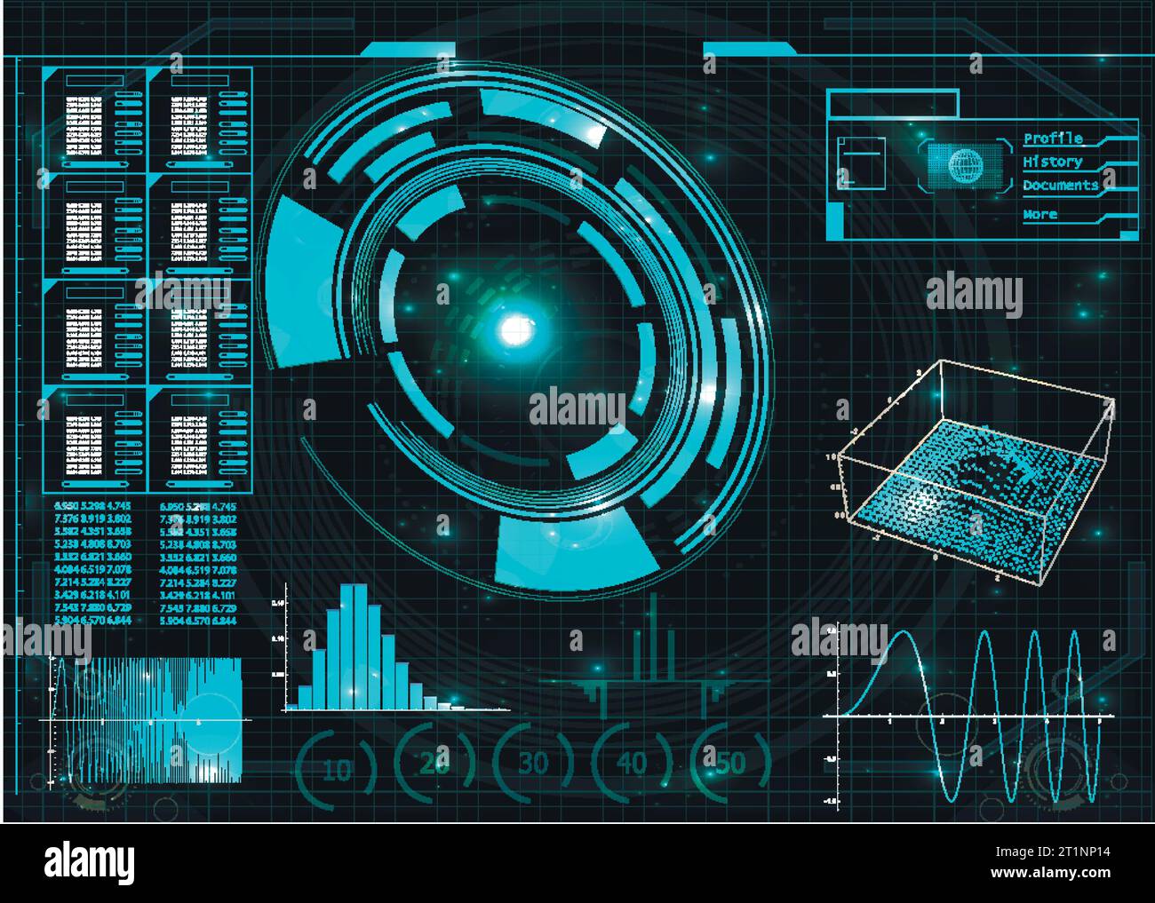 AI-Integrated Circular Control Panels Stock Vector Image & Art - Alamy