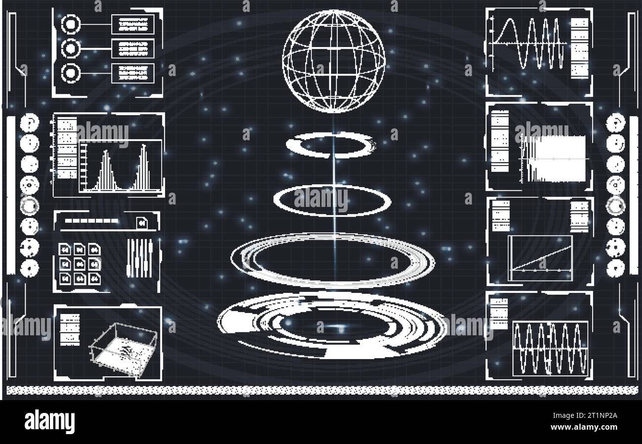 Tactical Radar Overlay Stock Vector Image & Art - Alamy