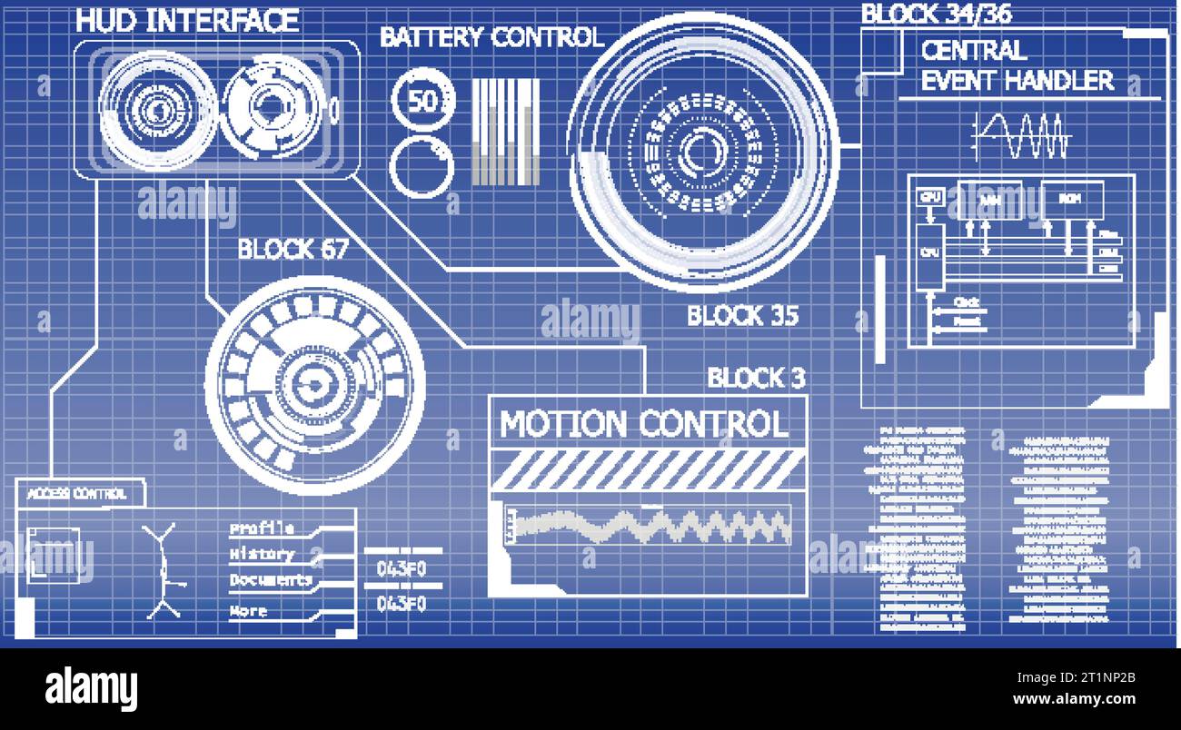 Tech Radar Grid Stock Vector Image & Art - Alamy