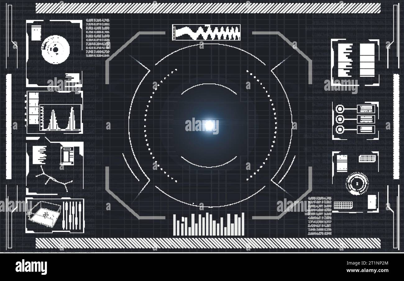 Radar Dashboard Concept Stock Vector Image & Art - Alamy