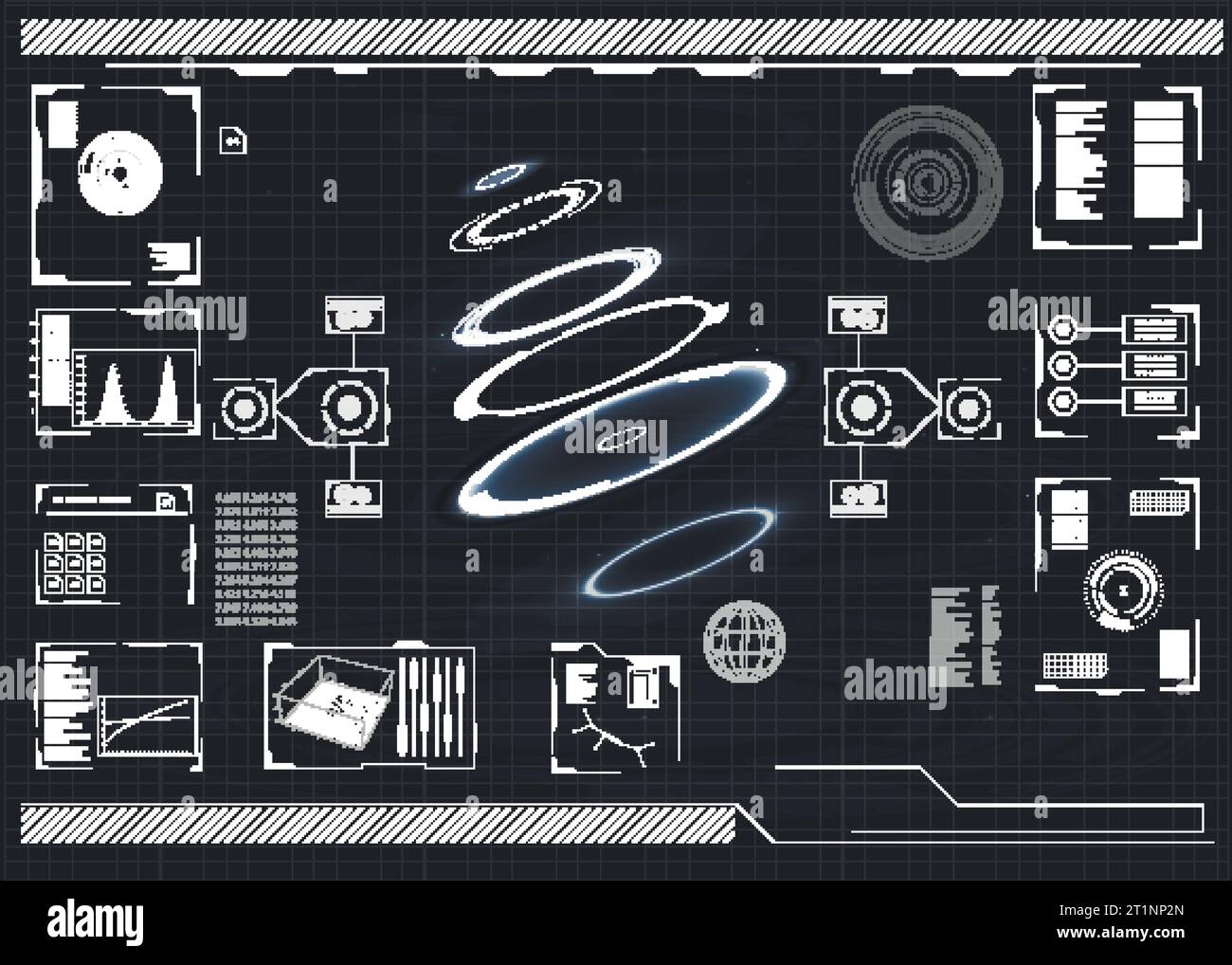 High-Tech Radar Graphics Stock Vector Image & Art - Alamy