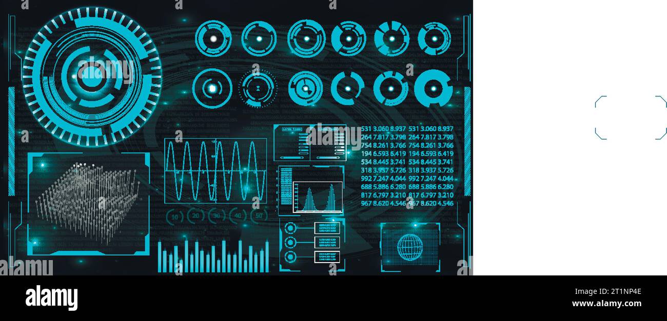 Traffic control radar screen Stock Vector Images - Alamy