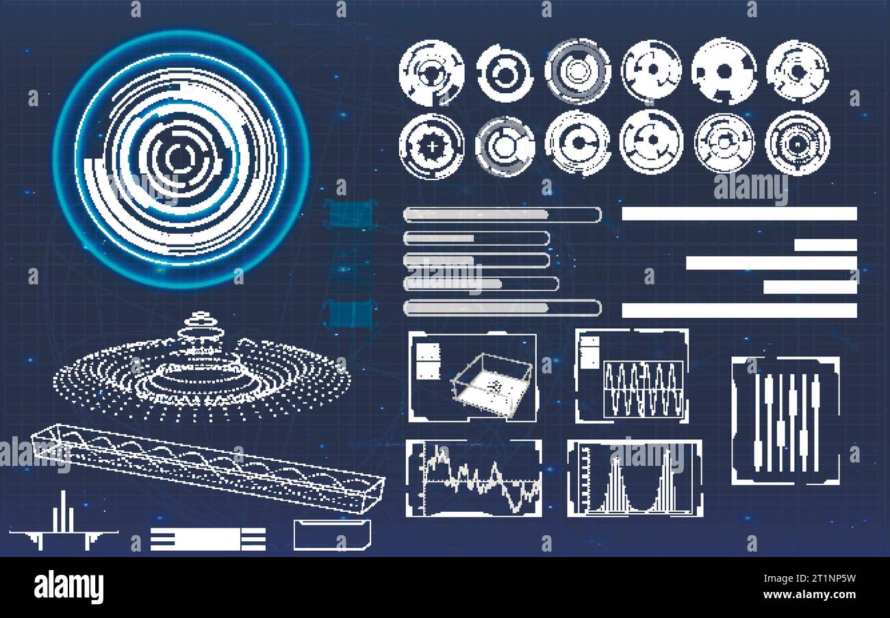 Interactive Radar Display Stock Vector Image & Art - Alamy