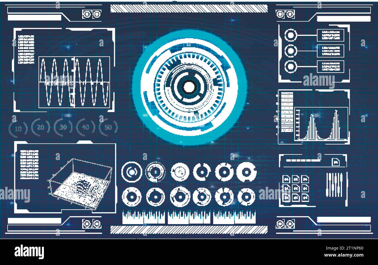 "Digital Radar Interface: Futuristic control in advanced surveillance ...