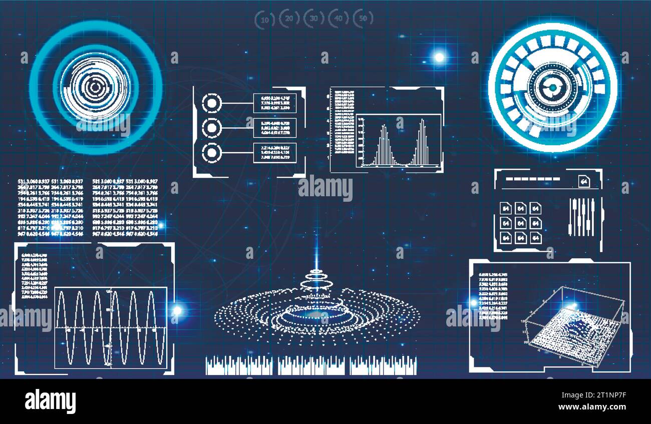 High tech car dashboard Stock Vector Images - Alamy