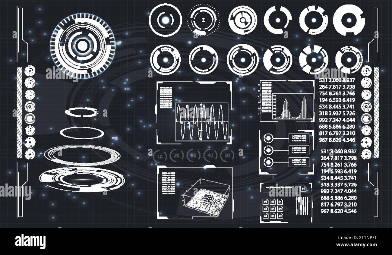 Radar Dashboard Concept Stock Vector Image & Art - Alamy