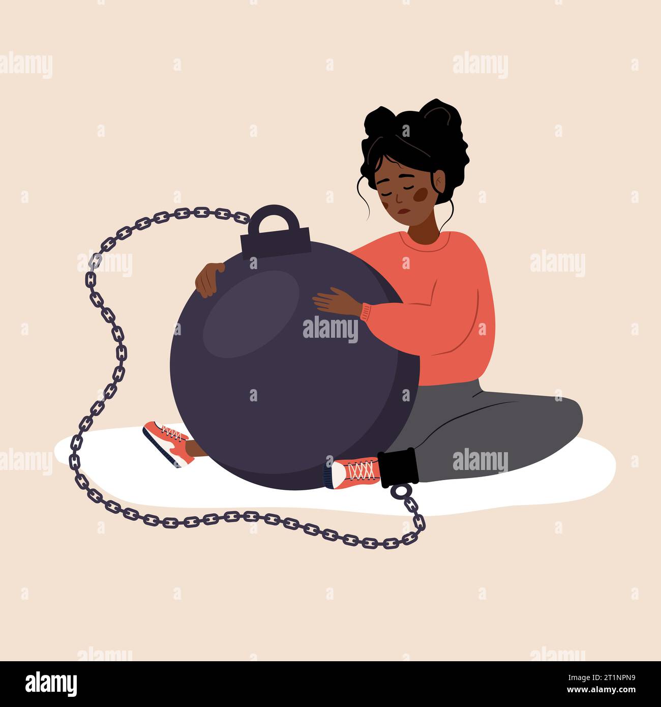 Self flagellation Stock Vector Images - Alamy