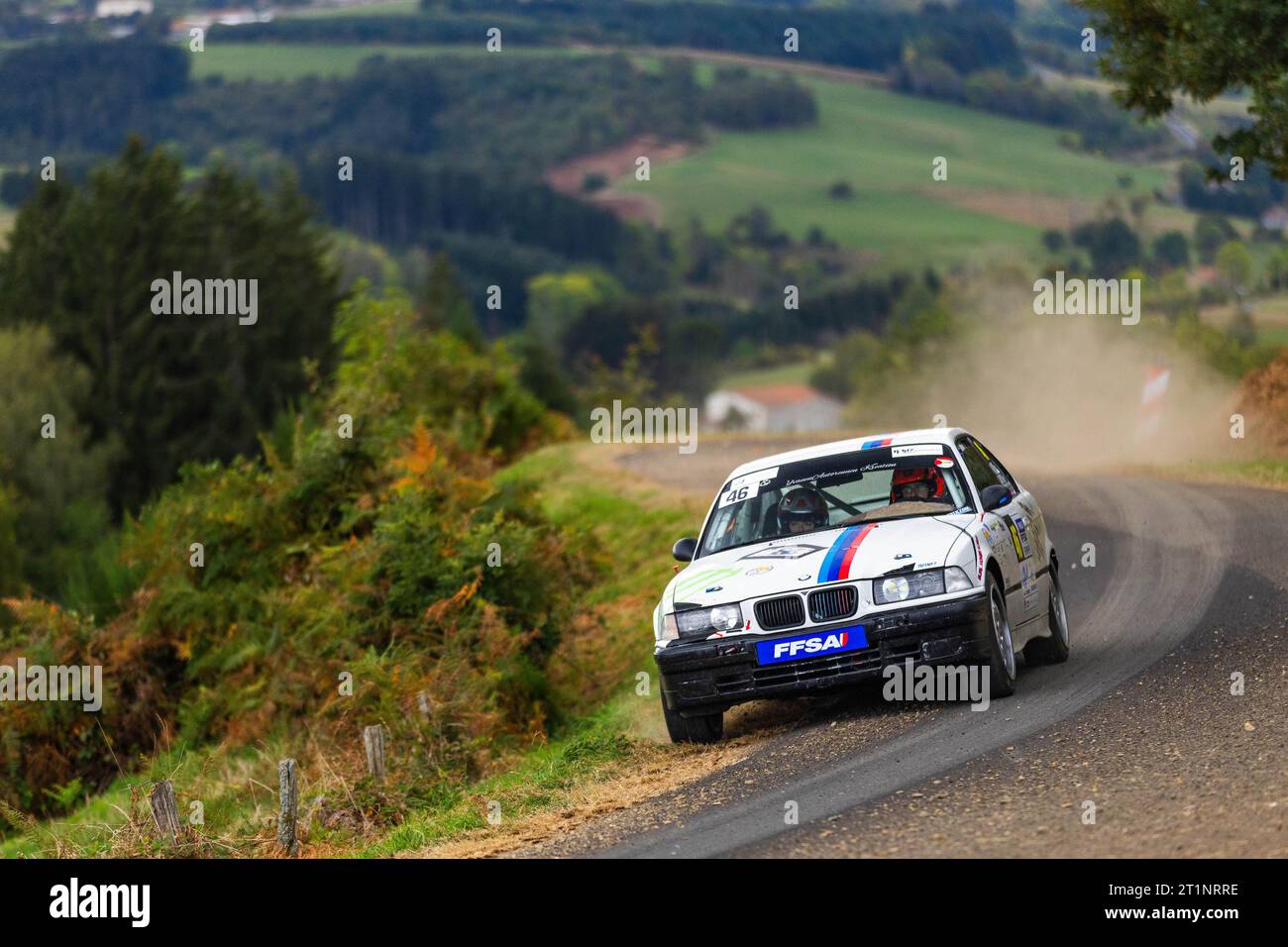 Ambert, France. 14th Oct, 2023. 46 PARIS Yvan, GILIBERTI Virginie, BMW ...