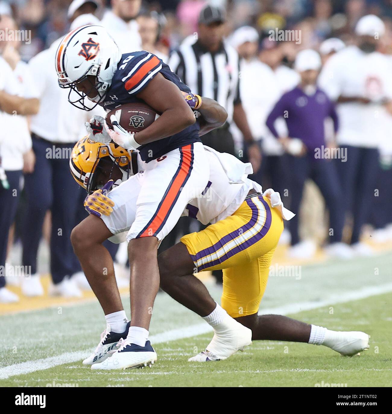 Baton Rouge, USA. 14th Oct, 2023. LSU Tigers cornerback Zy Alexander ...