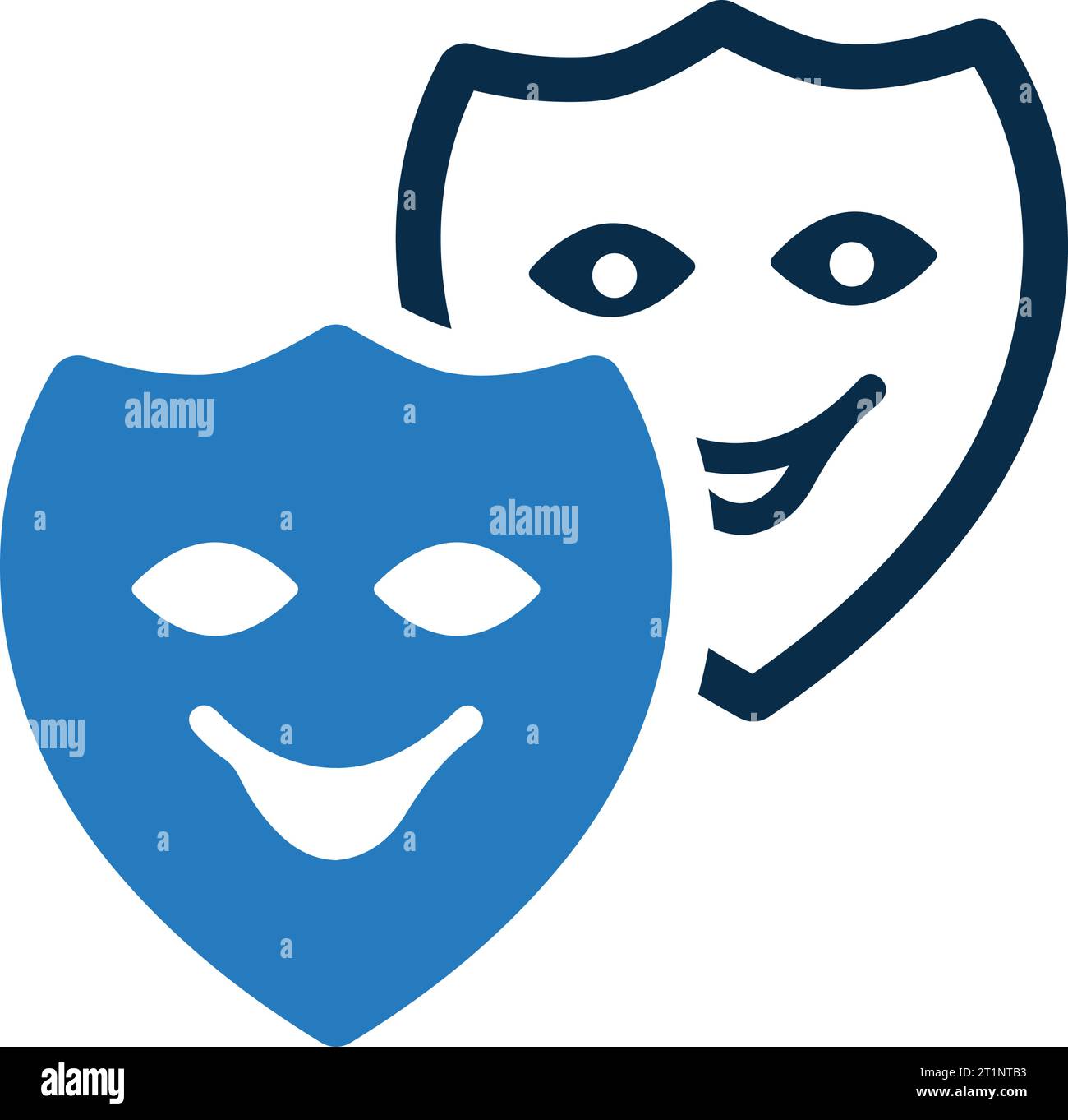 Dissemble, playact, pretend icon. using in commercial purposes, print ...