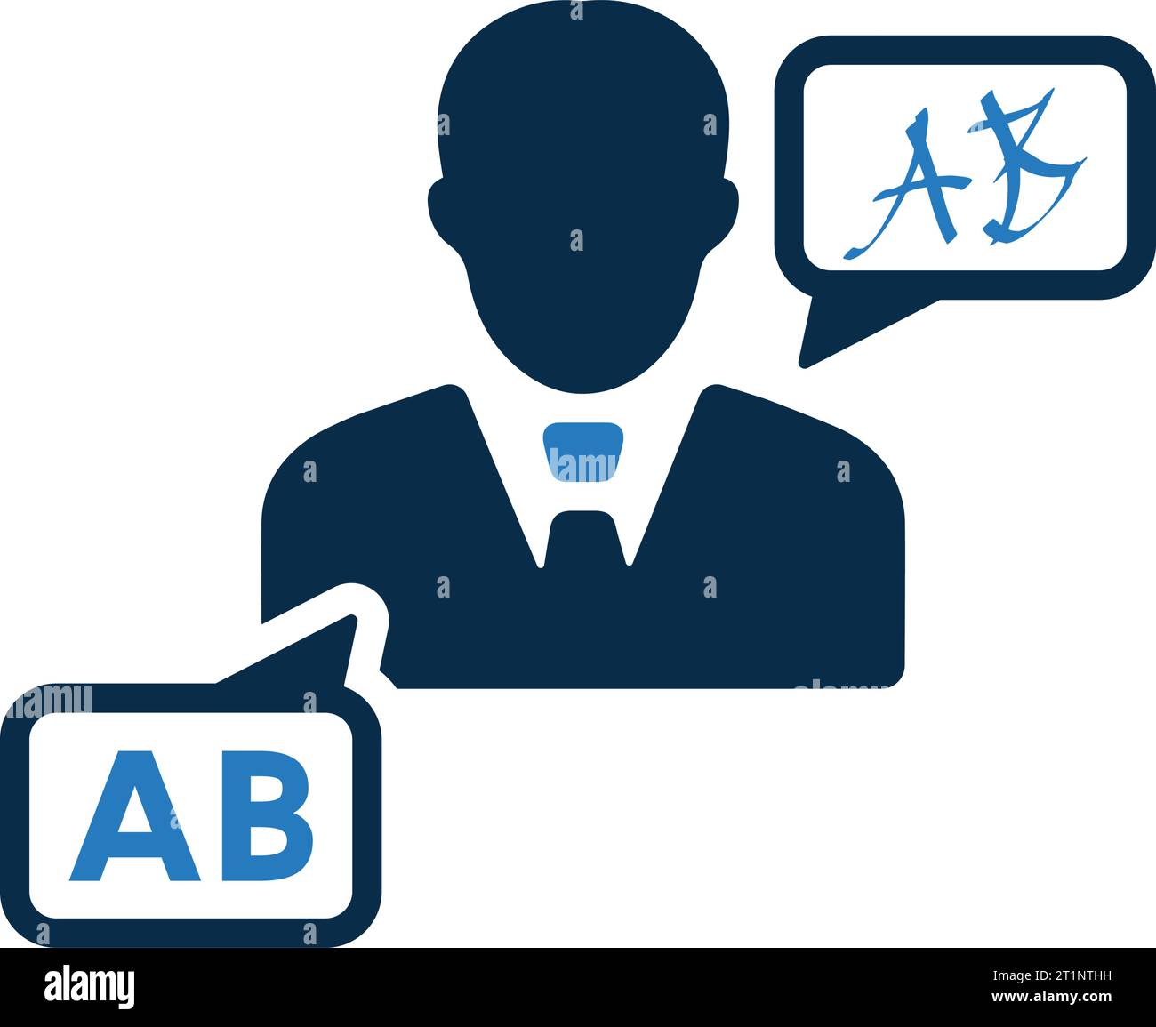 Language translator icon - Perfect use for print media, web, stock ...