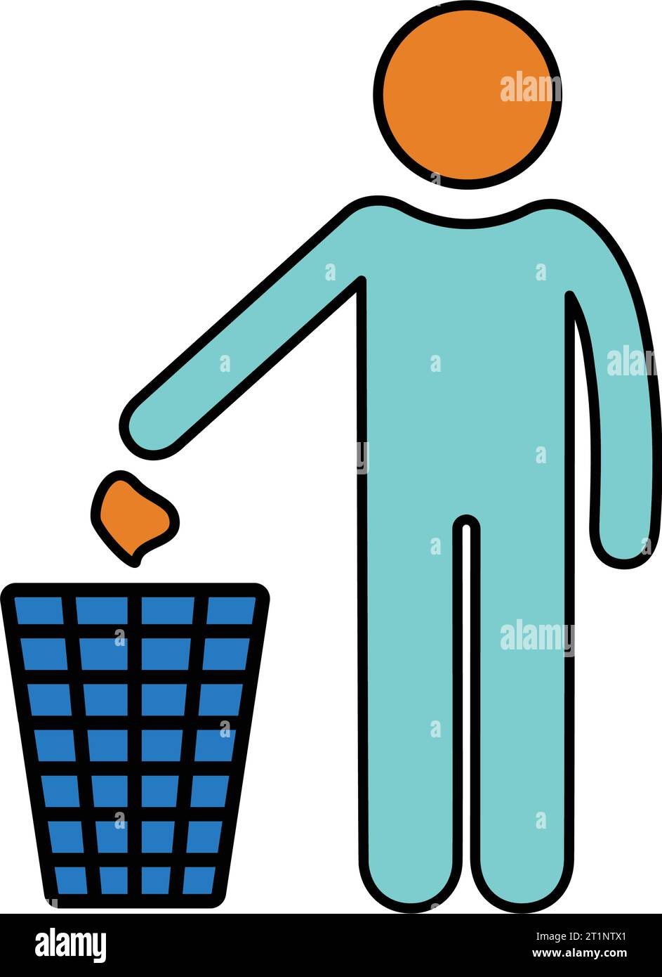 Garbage notice Stock Vector Images - Alamy