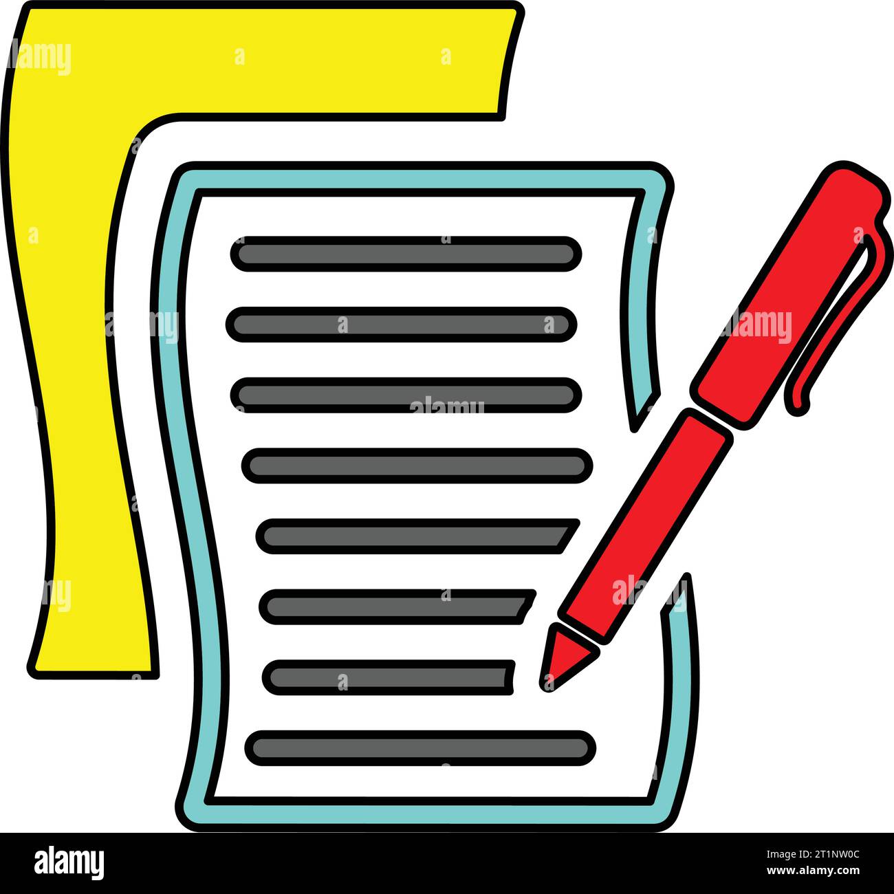 Academic notes Stock Vector Images - Alamy