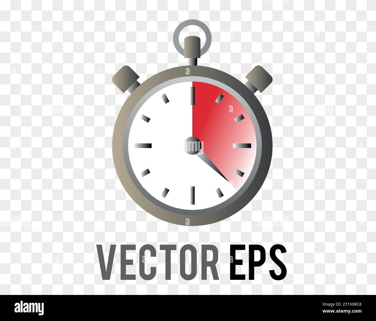 Vector Gradient Gold Stopwatch Timer Icon Stock Vector Image And Art Alamy