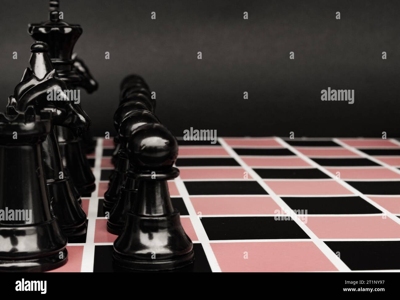 Chess game with vintage color background. Strategy and tactic concept ...